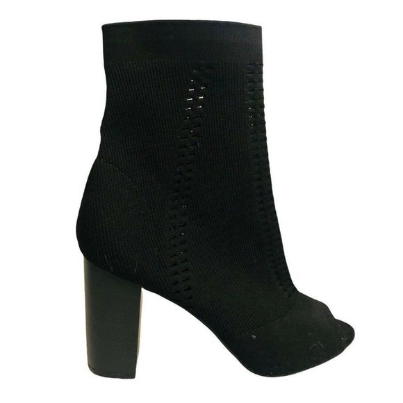 Mossimo Supply Co. | Shoes | Mossimo Womens Sz 8 Black Peep Toe Sock ...